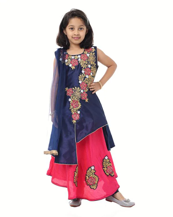 Ashwini Girls Embroidery Tapeta Salwar Suit | Indian Ethnic Kids Wear ...