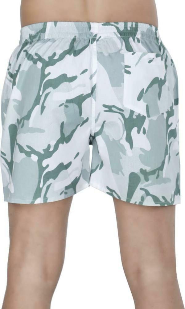 Ramarrow Men Dark Blue Printed Pure Cotton Boxers - XXL - JioMart