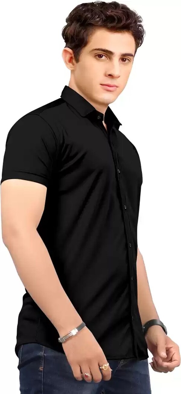 Kalix International lycra stretchable shirts for men|Half Sleeve - JioMart