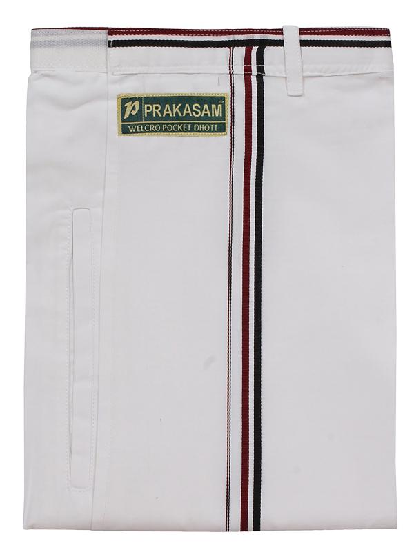 Prakasam coton mens premium quality (Hip Size-34 Inch) White colour ...
