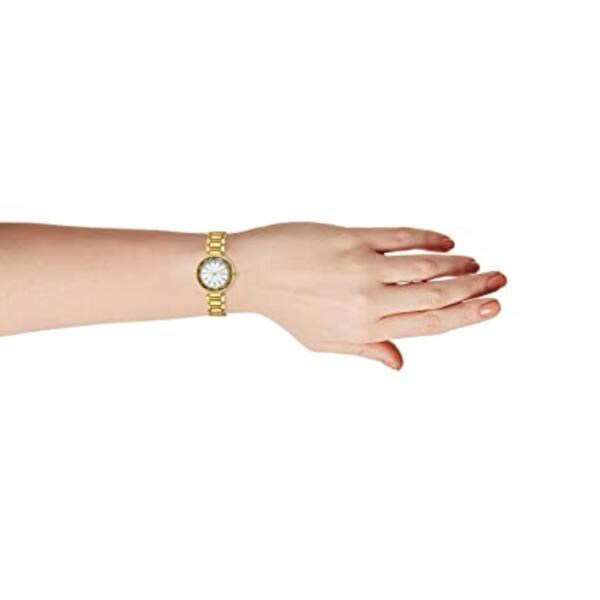 Giordano Analog White Dial Gold Strap Watch For Women - JioMart