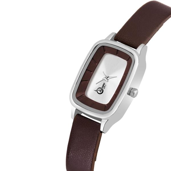 New Brown square shape simple and professional women Watch Brown ...