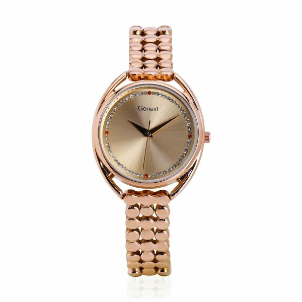 GoNext Rose Gold Pink and White SWAROVSKI Diamond Unique Round ...