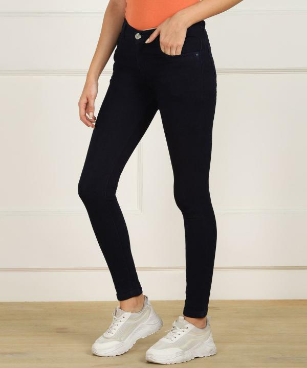 Nifty Women Dark Blue Denim Jeans - JioMart