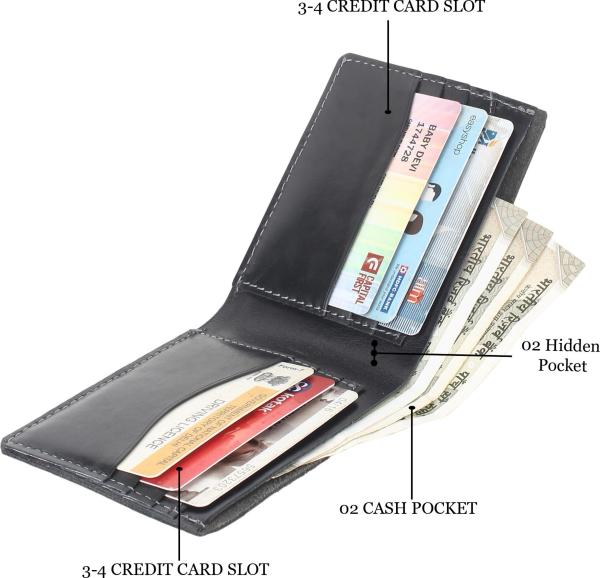 Twitty Men Black Rfid Wallet - JioMart