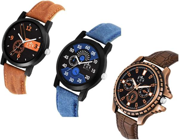 ROYATTO Analog Multi-color Dial Multi-color Strap Watch for Men - JioMart