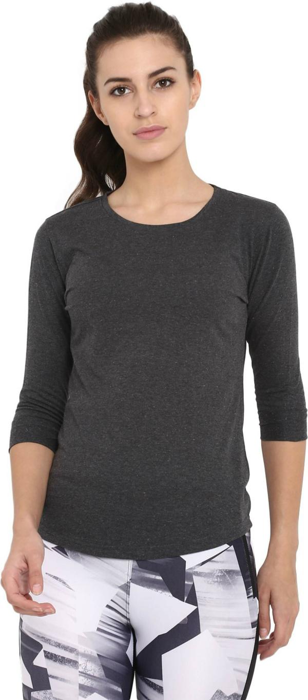 Ap'pulse Women White Solid Pure Cotton T-Shirts - JioMart