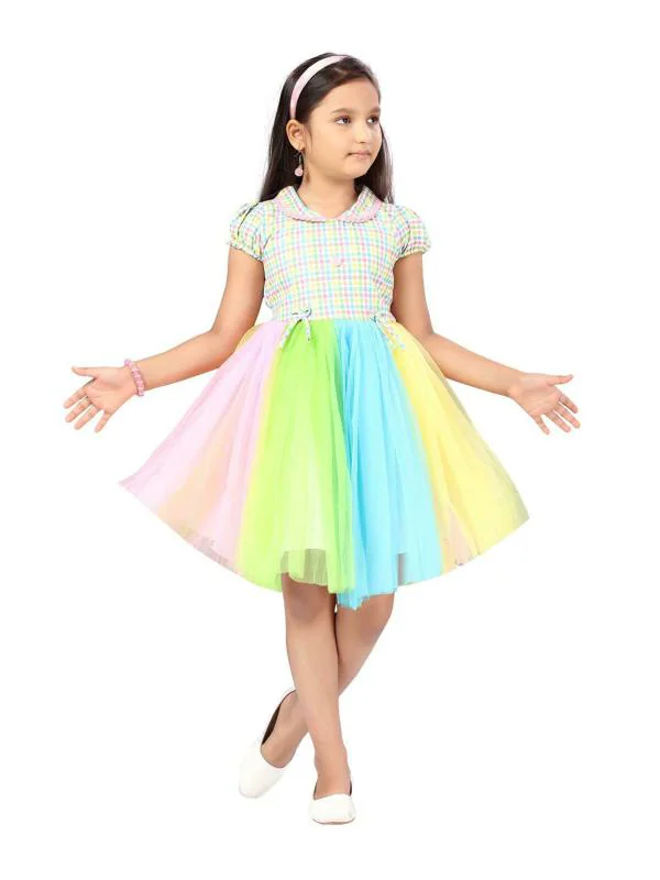 Aarika Girls Multi Color Frock - JioMart