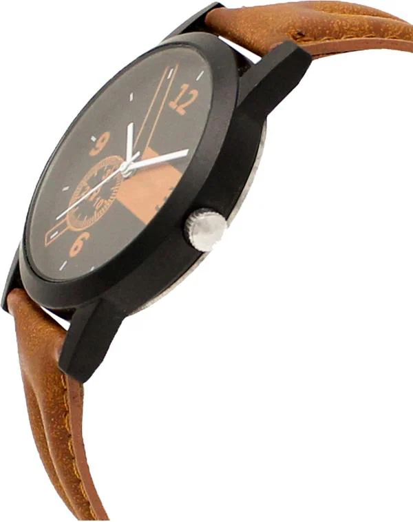 Shivark Analog Multicolor Dial Orange Strap Watch For Men - JioMart