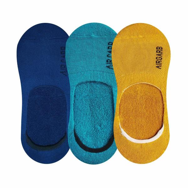 AIR GARB No Show Loafer Socks - Ultra-Soft Cotton Foot Cover Socks for ...