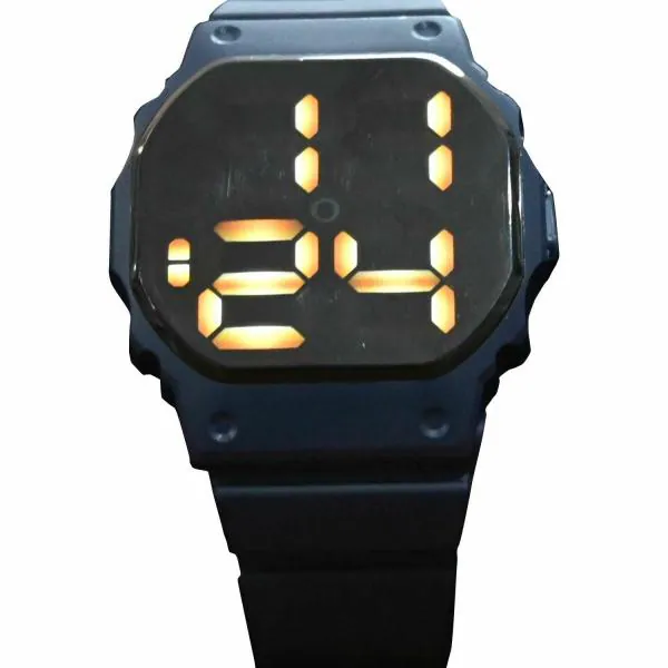 MVS Octagon LED Display Digital Watches For Kids With Big Digit Dial ...