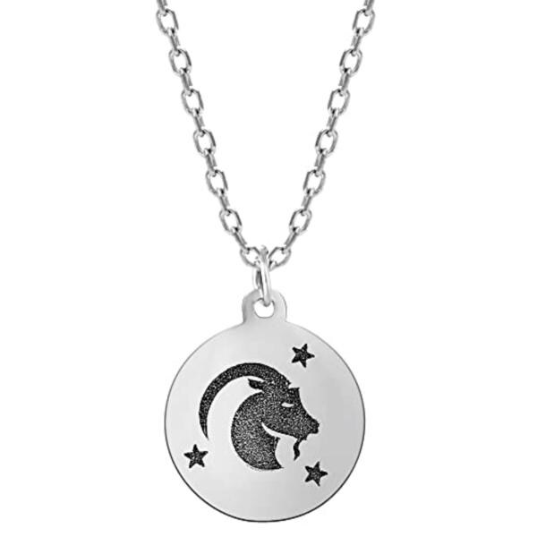 Giva Sterling Silver Aries Zodiac Pendant With Link Chain For Women ...