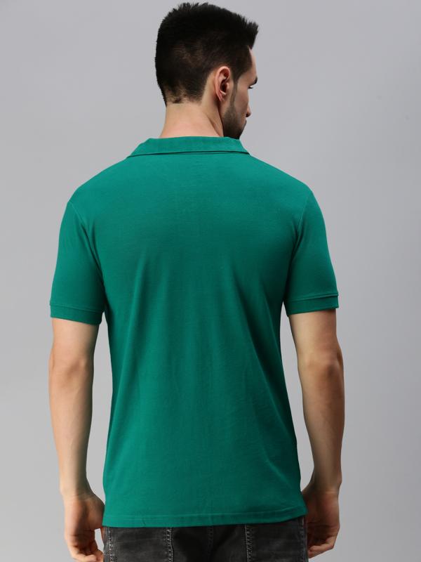 ONN Men's Light Green Solid Cotton Polo T-shirt - JioMart