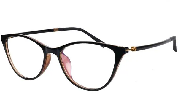 Soigne Cateye Black And Brown Spectacle Frame For Women And Girls - JioMart