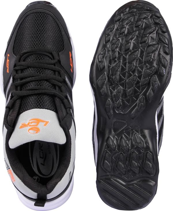 Lancer Men Running Shoes (Black and Orange) - JioMart