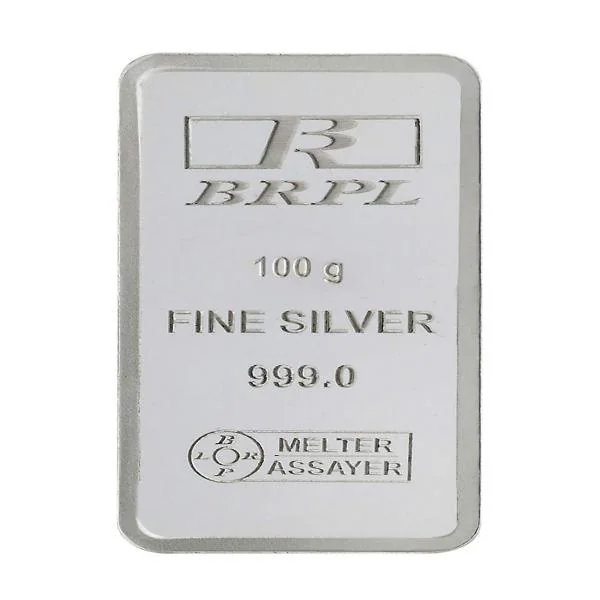 Bangalore Refinery 999 Silver Bar 100g - JioMart