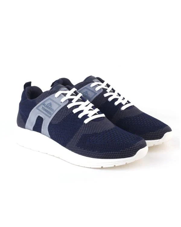 Alberto Torresi Super Light Mesh Running Shoes Navy - JioMart