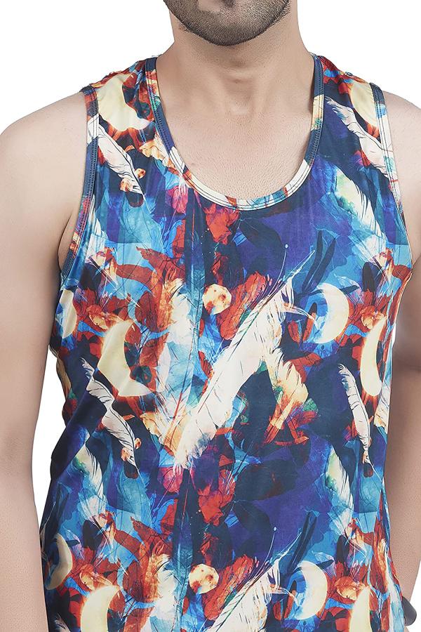 THALASI Stylish Cotton Printed Vest for Men - fancy vest for men ...