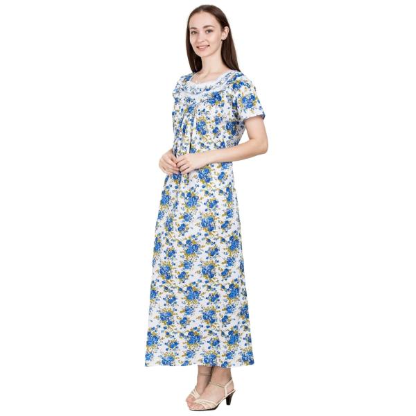 Redglo Women's Cotton Printed/Maxi/Night Wear/Stylish Nighty & Night ...