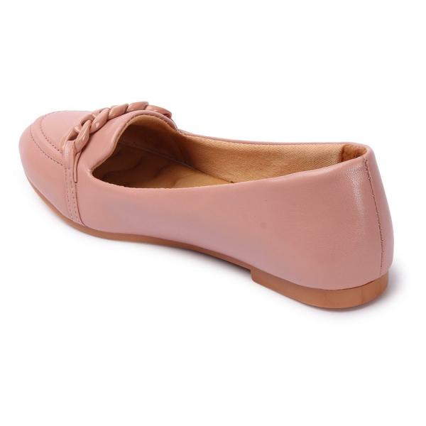 BIG BIRD Pink Laser Cut Synthetic Leather Bellies for Women - JioMart