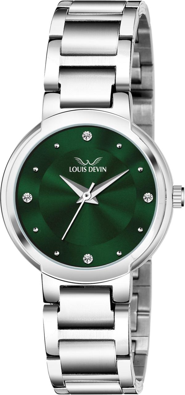Louis Devin Analog Green Watch For Women (Ld-Zl148-Grn) - JioMart