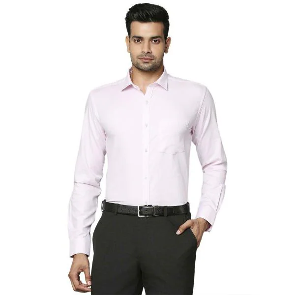 Park Avenue Men Formal Light Red Shirt - JioMart