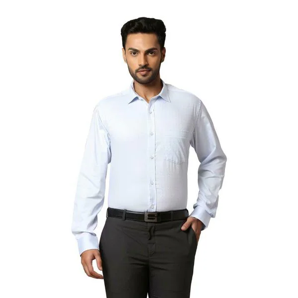 Park Avenue Men Formal Light Blue Shirt - JioMart
