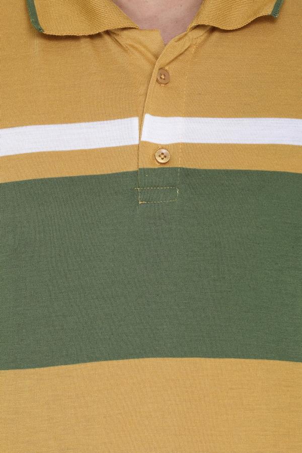 Madagala Men Striper Polo TShirt - JioMart