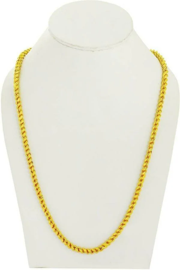 Memoir Gold Plated Brass Chain Men and Women - JioMart