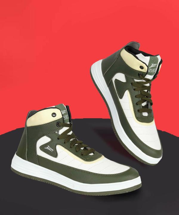 Zixer Men's High Top Ankle Retro Air Original Sneakers || Boys Long ...