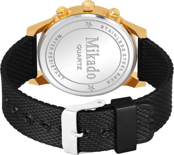 Mikado Analog Black Watch For Men - JioMart