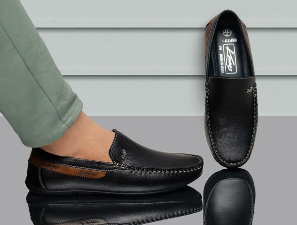 KNOOS Black Casual Shoes for Men - JioMart