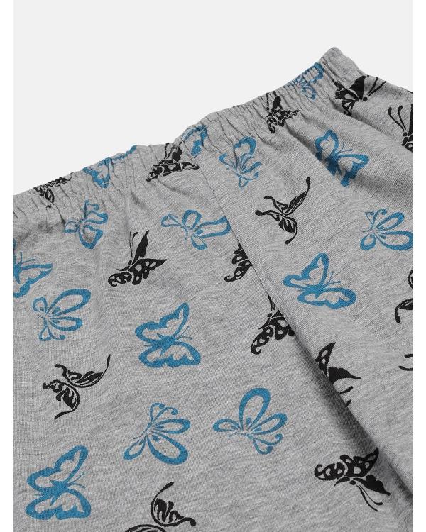 SINI MINI Full Sleeve Light Blue Girls Casual Pack of 2 Nightsuit - JioMart