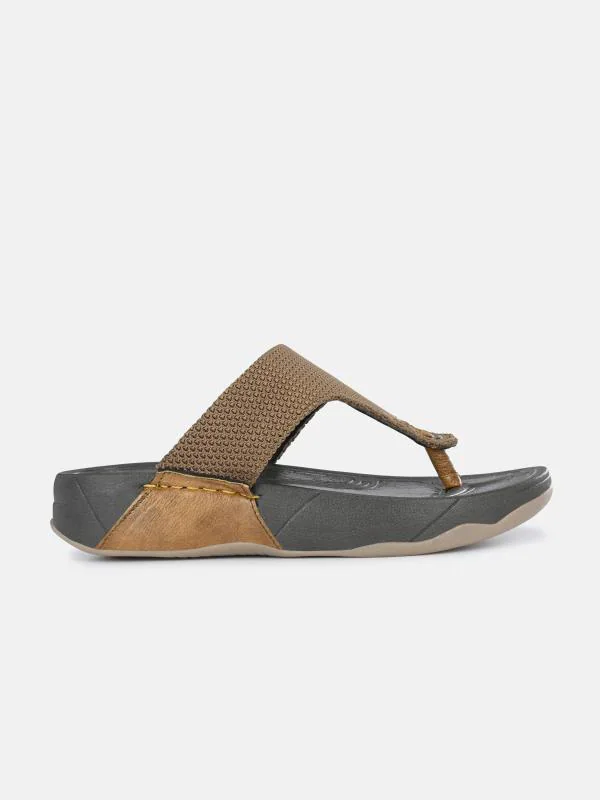 Big Fox Miracle-Mesh Beige Sandals For Men - JioMart