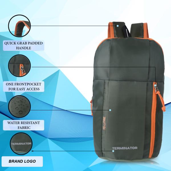 Terminator Unisex Backpack For School/Office/Travel/Casual Outdoor ...