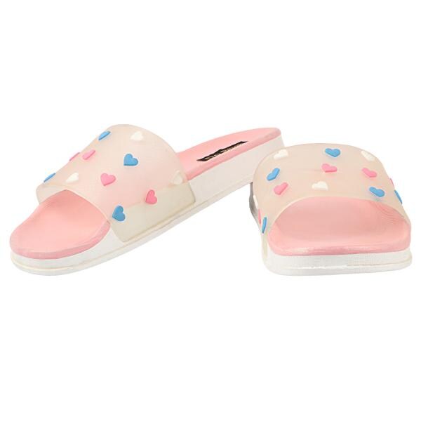 Shoetopia Pink Slides for women - JioMart