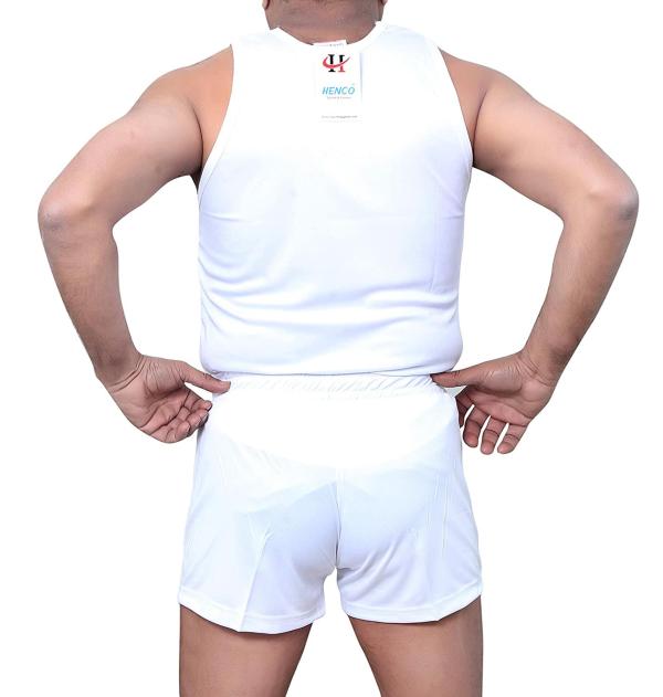 Henco White Unisex Sublimation Athletic Sando & Shorts - JioMart