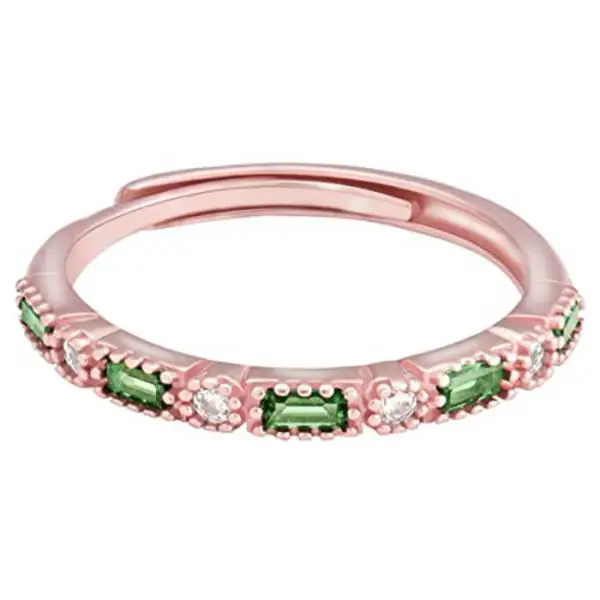 Giva Sterling Silver Adjustable Rose Gold Dreamy Desire Ring - JioMart