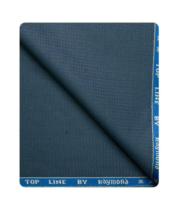 Raymond Men Blue Self Design Polyester Viscose Blend 1.25 Meter Trouser ...