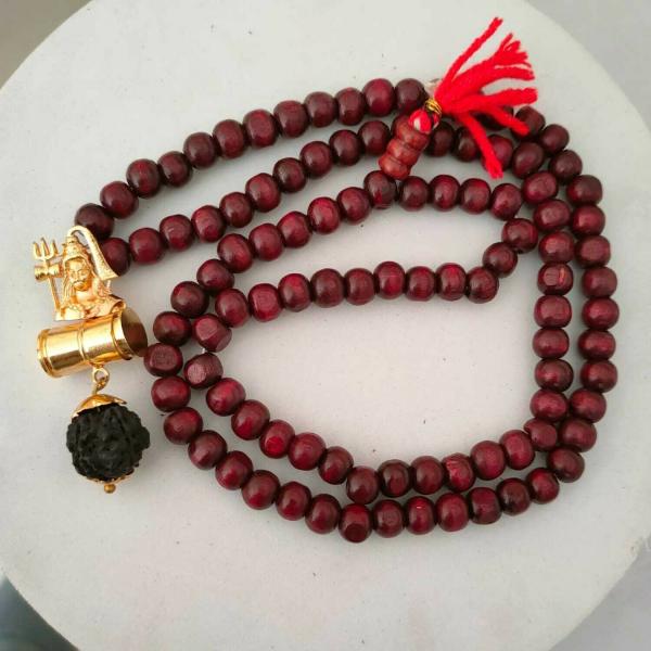 M Men Style Religious Shiv Mahadev Trishul Damaru Gold Plated Caps ...