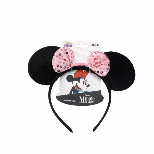 Li'l Diva Minnie Mouse headband Black - JioMart