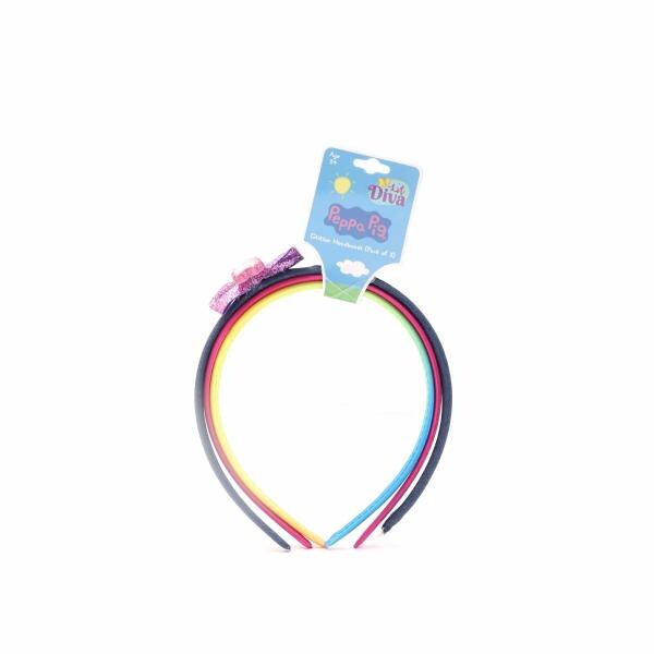 Li'l Diva Peppa Pig Glitter Headbands Pack of 3 - JioMart