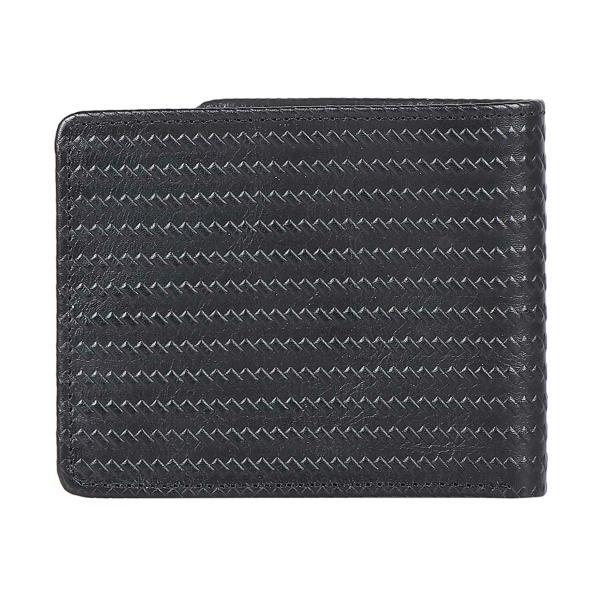 Hidesign Men Black Leather Wallet - JioMart