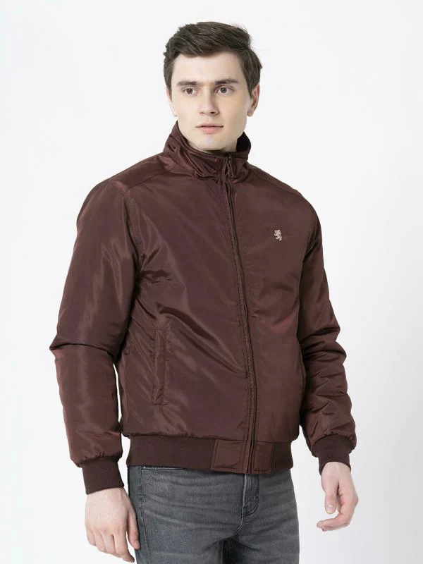 Red Tape Men's Dark Brown Solid Jacket - JioMart