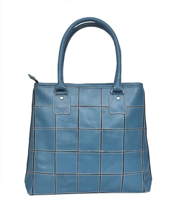 Celtic Blue Leather Shoulder Bag - JioMart