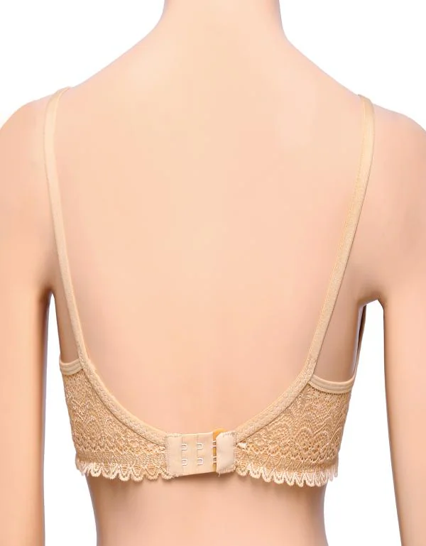 ETHLYN Women Lycra Non Wired Skin and Maroon and Black Full Coverage ...