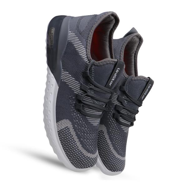Unistar Men's Grey Comfortable and Stylish Walking, Running, Gym Sports ...