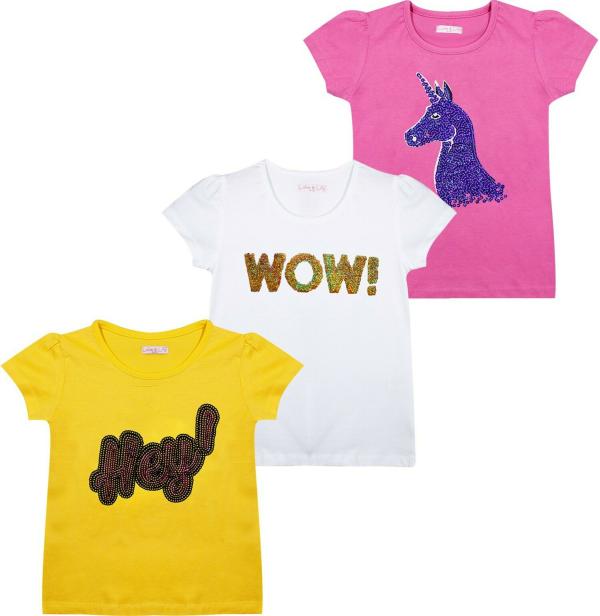 Luke&lilly Girls pack of 3 tshirt - JioMart