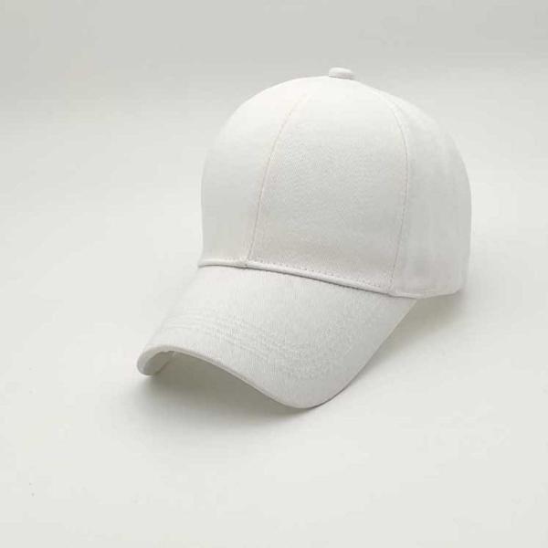 PLAIN WHITE BASEBALL CAP (FREE SIZE) - JioMart