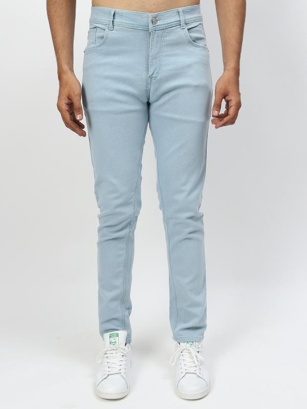 Buzzic men ice blue jeans - JioMart